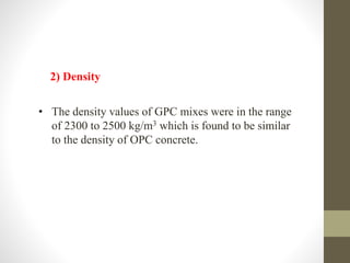 Geopolymer concrete | PPTX