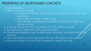 Geo Polymer Concrete | PPTX