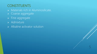 Geo Polymer Concrete | PPTX