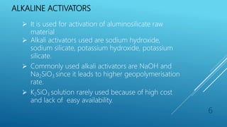 Geo Polymer Concrete | PPTX