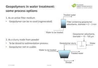Geopolymers and water treatment | PPT