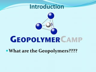 Geopolymers as a material suitable for immobilization of | PPTX ...