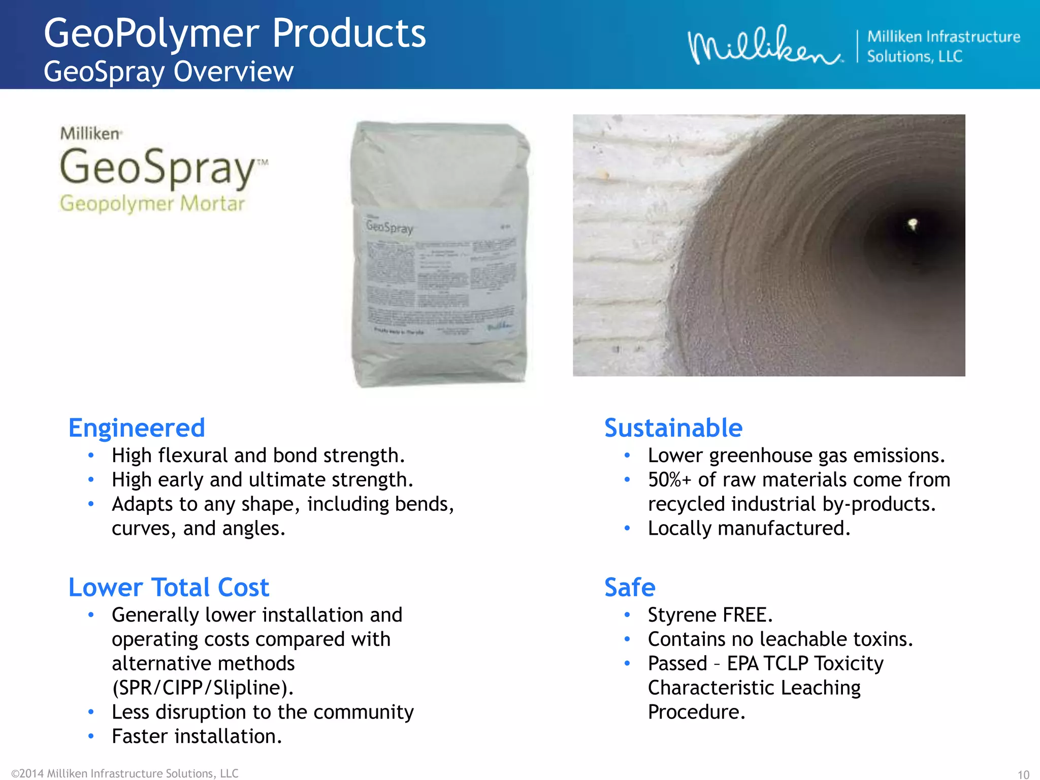 Structural Lining System from Milliken Infrastructure | PPTX