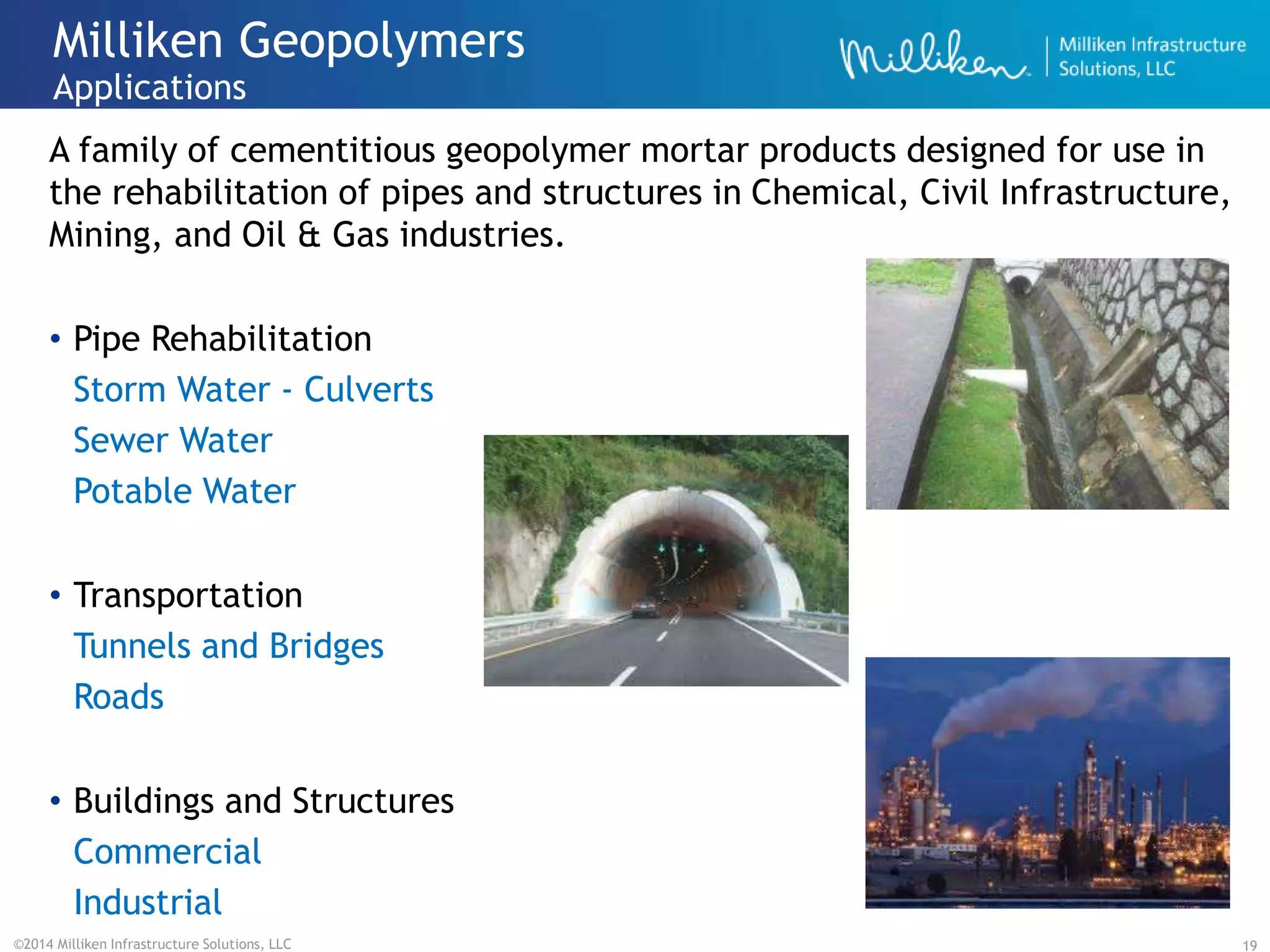 Structural Lining System from Milliken Infrastructure | PPTX