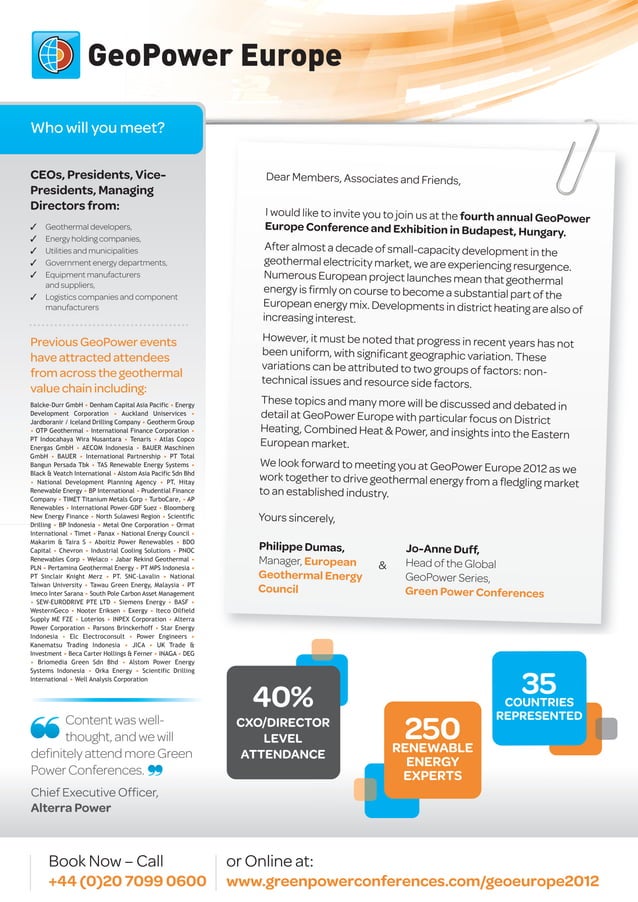 GeoPower Europe 2012 | PDF