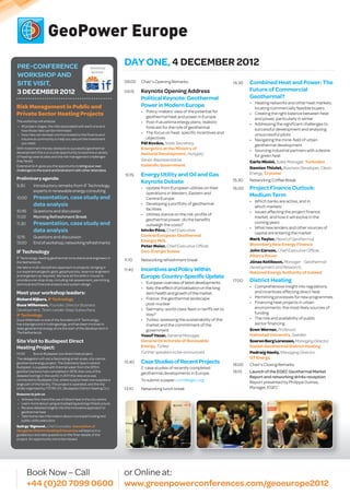 GeoPower Europe 2012 | PDF