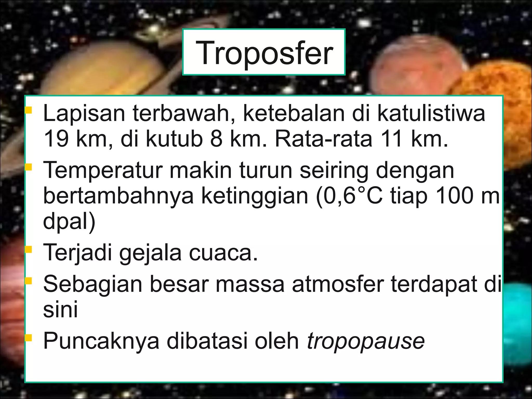 Geo ppt atmosfer | PPT
