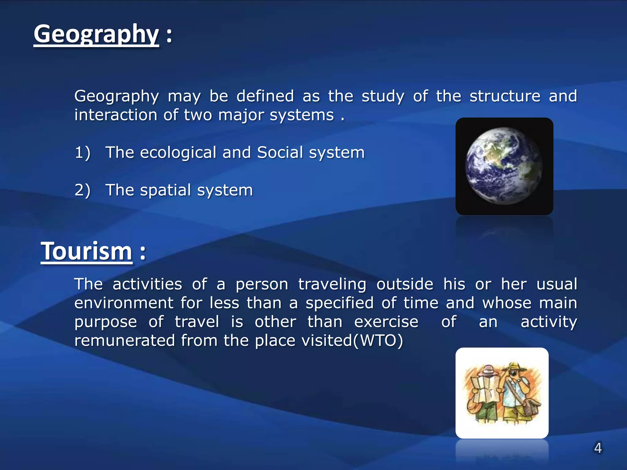 Geography of tourism | PPTX