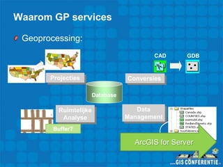 Geoprocessing met ArcGIS for server | PDF