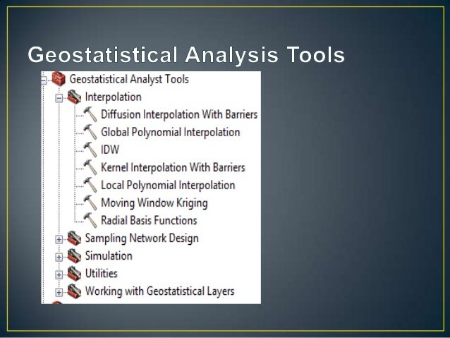 Geoprocessing(Building Your Own Tool) and Geostatistical Analysis(An… Geoprocessing(Building Your Own Tool) and Geostatistical Analysis(An…