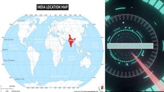 Geography project on india size and location | PPTX