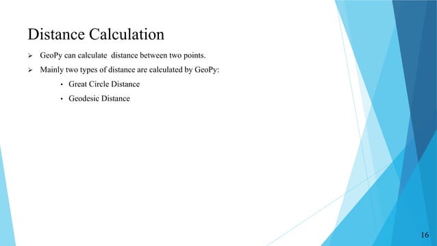 Geopy Module in Python | PPT
