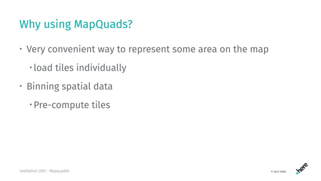 GeoPython 2021 - Mapquadlib | PDF | Web Development | Internet