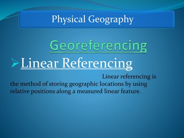 Georeferencing | PPT