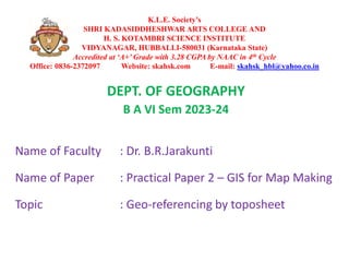 Geo . Referencing | PPTX