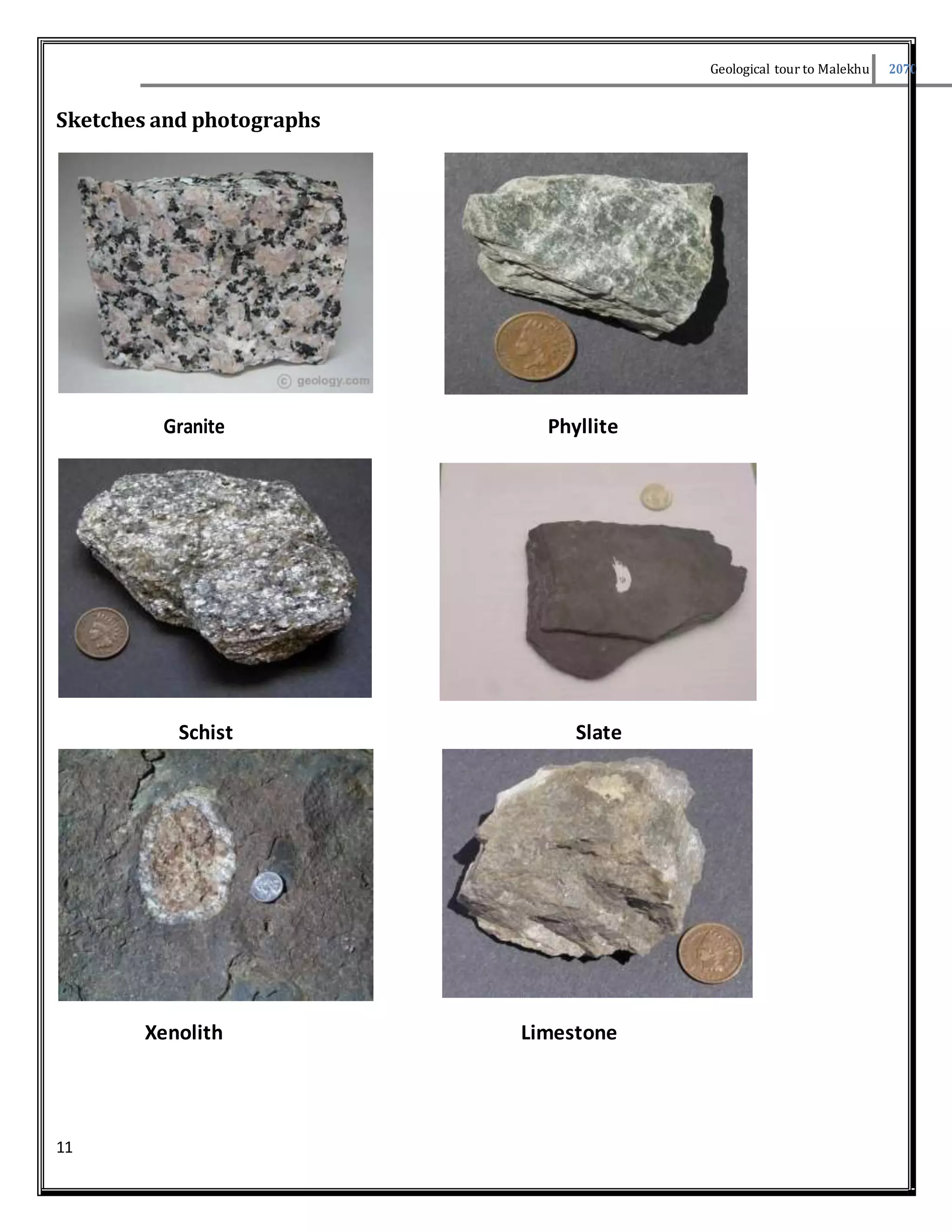 Engineering Geology I Report-MALEKHU | DOCX