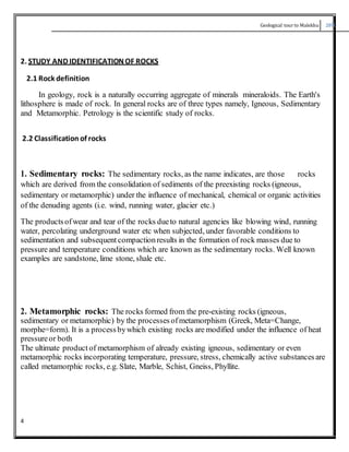 Engineering Geology I Report-MALEKHU | DOCX