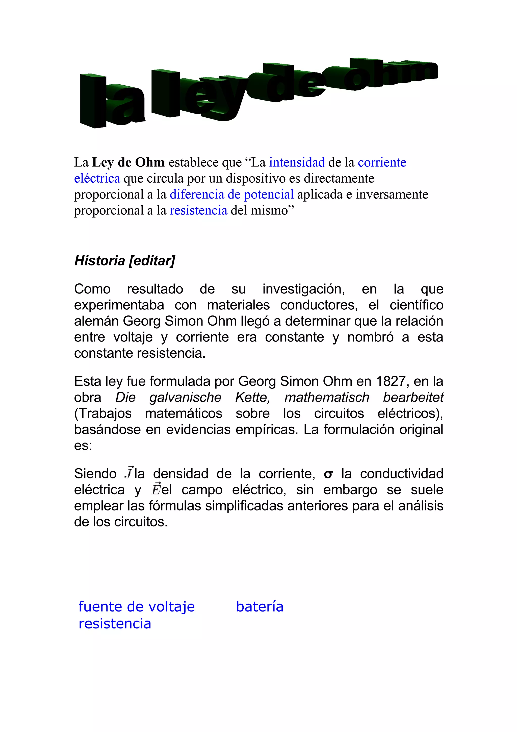 Georg Simon Ohm | DOC