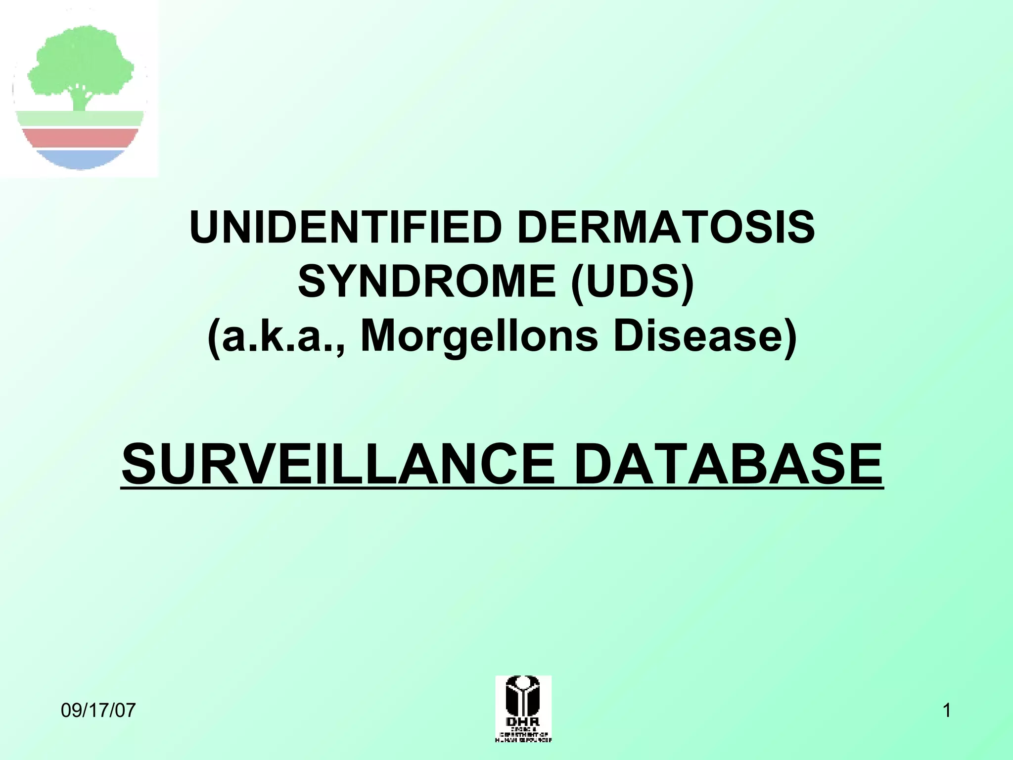 Georga Public health Morgellons powerpoint presentation | PPT