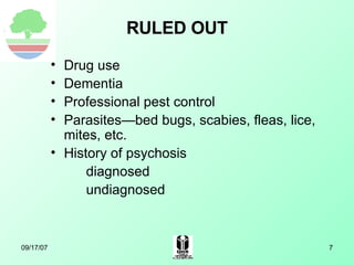 Georga Public health Morgellons powerpoint presentation | PPT