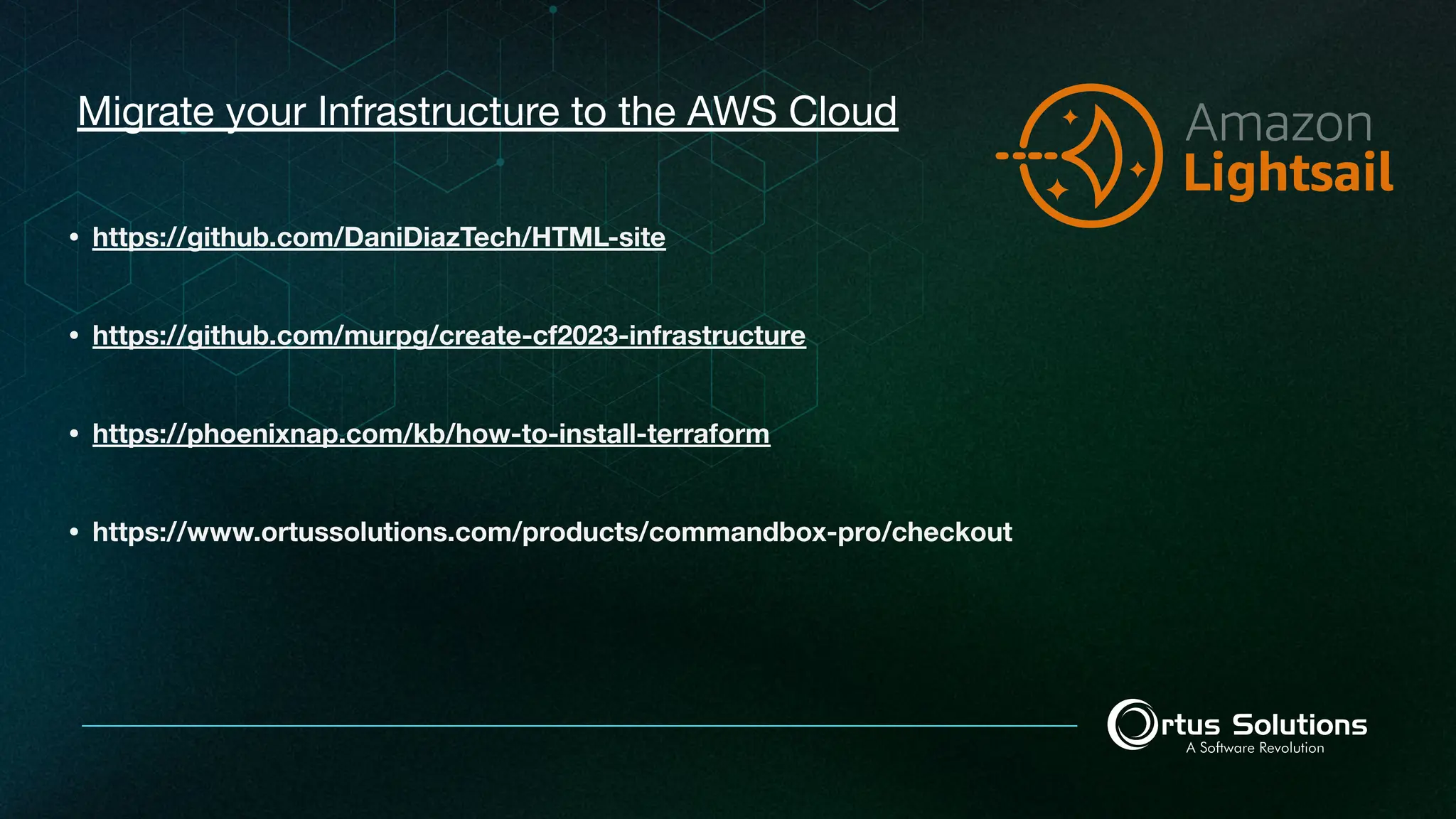 Migrate your Infrastructure to the AWS Cloud | PDF