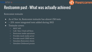 Restcomm past and future | PPT