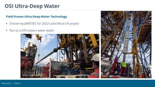 ADVANCED & ENERGY-EFFICIENT MINERAL UPLIFT/ MINERAL VERTICAL TRANSPORT ...