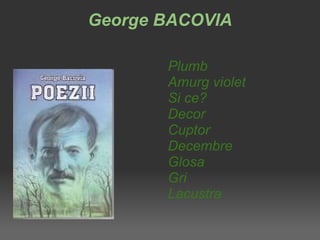 George Bacovia | PPT