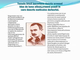 George bacovia proiect | PPTX