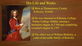 George berkeley report | PPTX