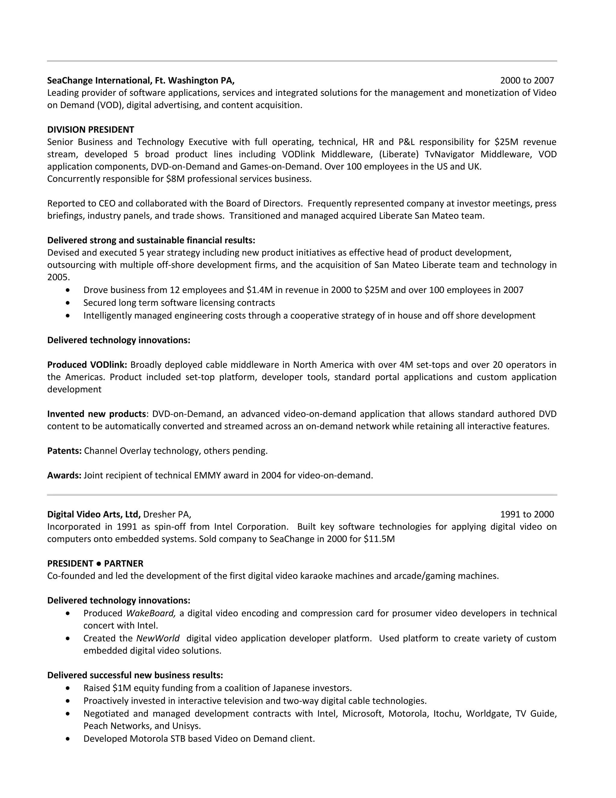 George Breen Resume | DOC