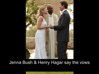 George Bush Daughter Jenna Married Henry Hagar | PPT