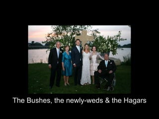 George Bush Daughter Jenna Married Henry Hagar | PPT