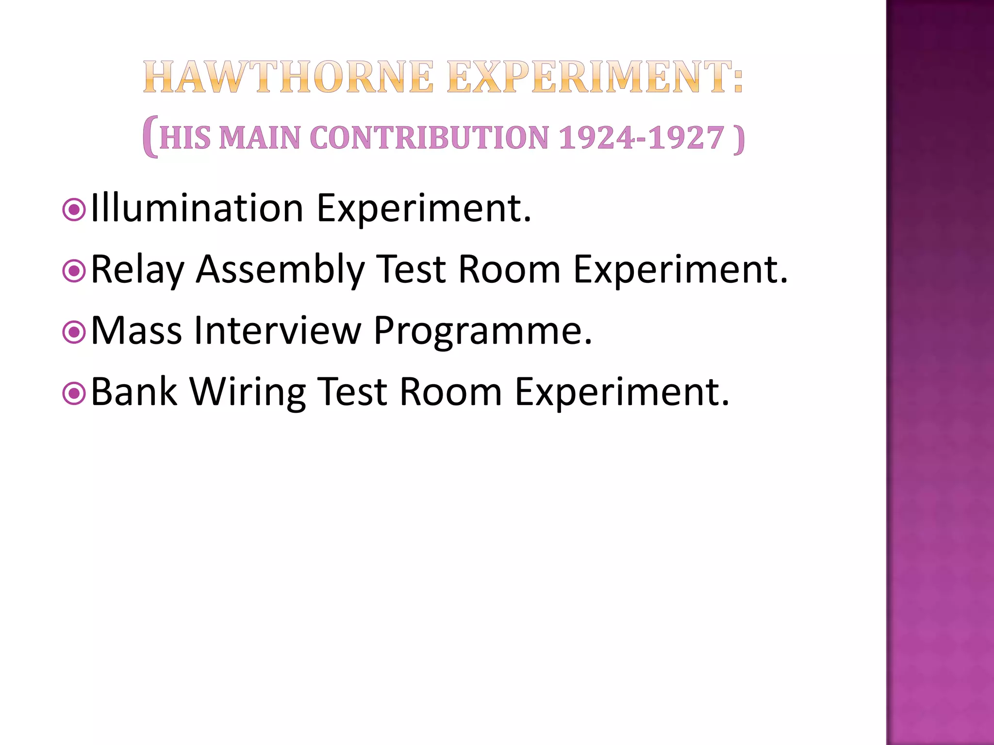 George elton mayo | PPTX