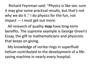 George Green's Contribution to MRI, Roger Bowley, 21 October 2014 | PPTX