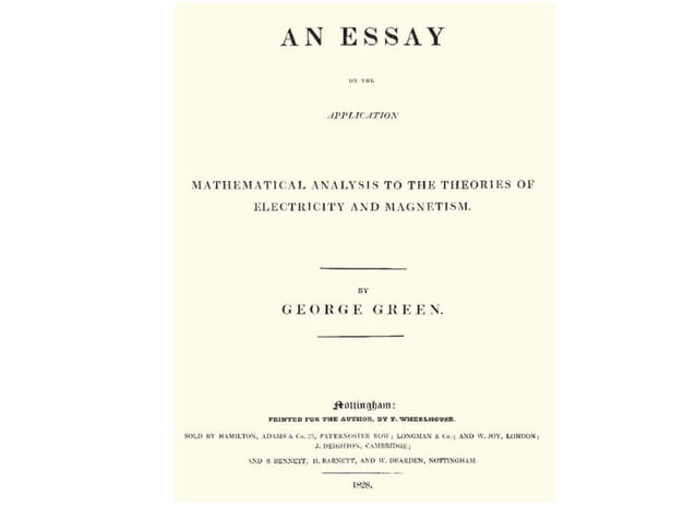 George Green's Contribution to MRI, Roger Bowley, 21 October 2014 | PPT