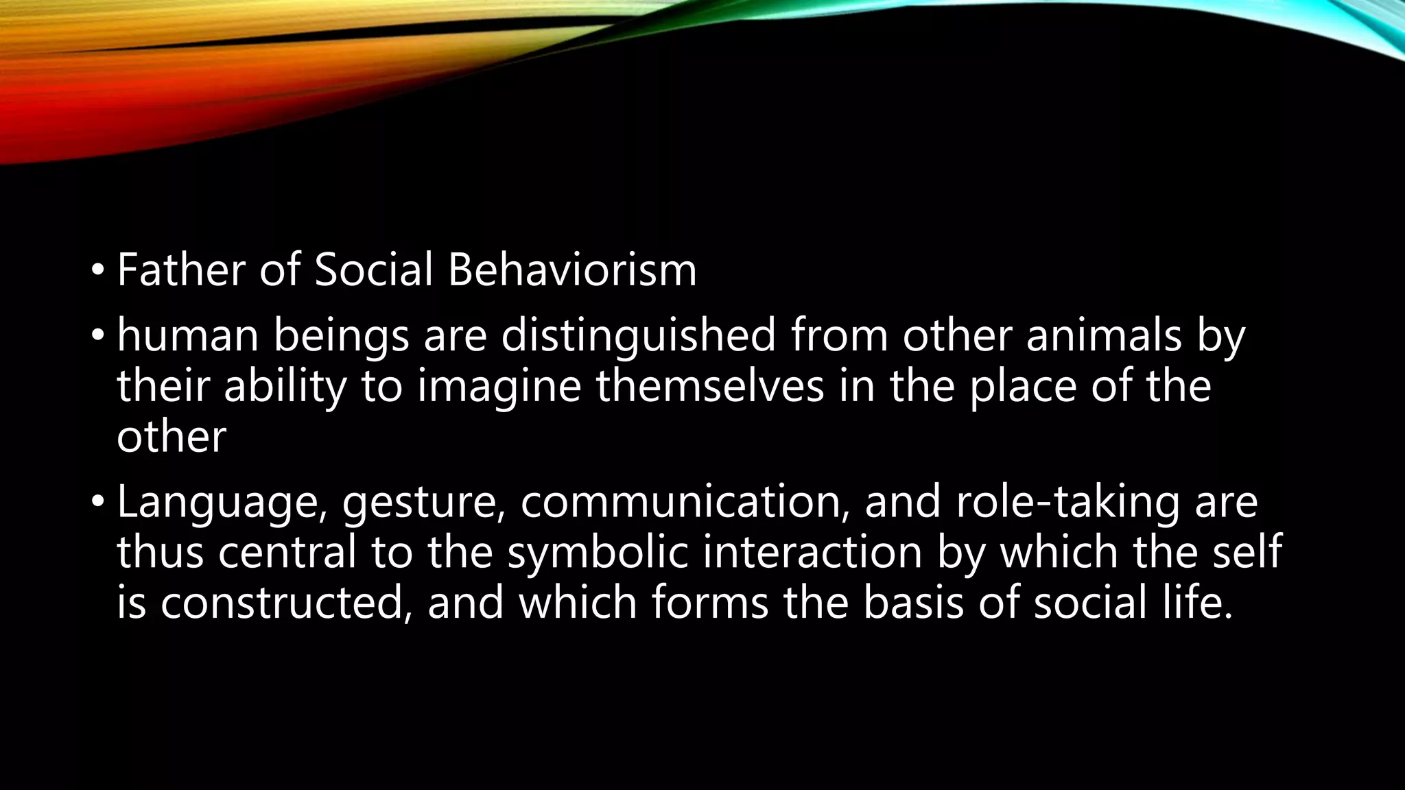 George herbert mead & erving goffman | PPTX