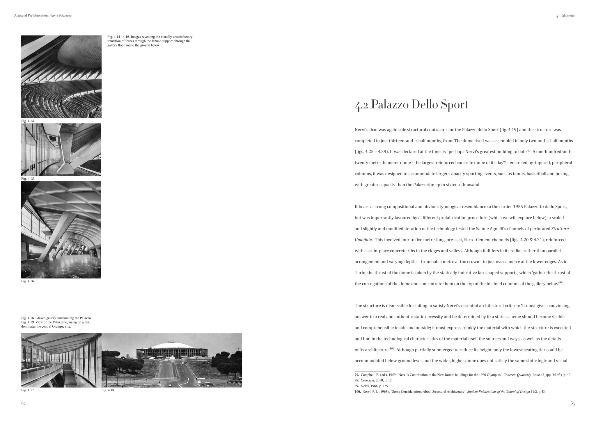 Artisanal Prefabrication - Nervi's Palazzetto | PDF