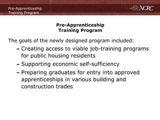 George Johnson - PHA pre app program | PPT