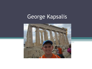George kapsalis | PPT | Sports