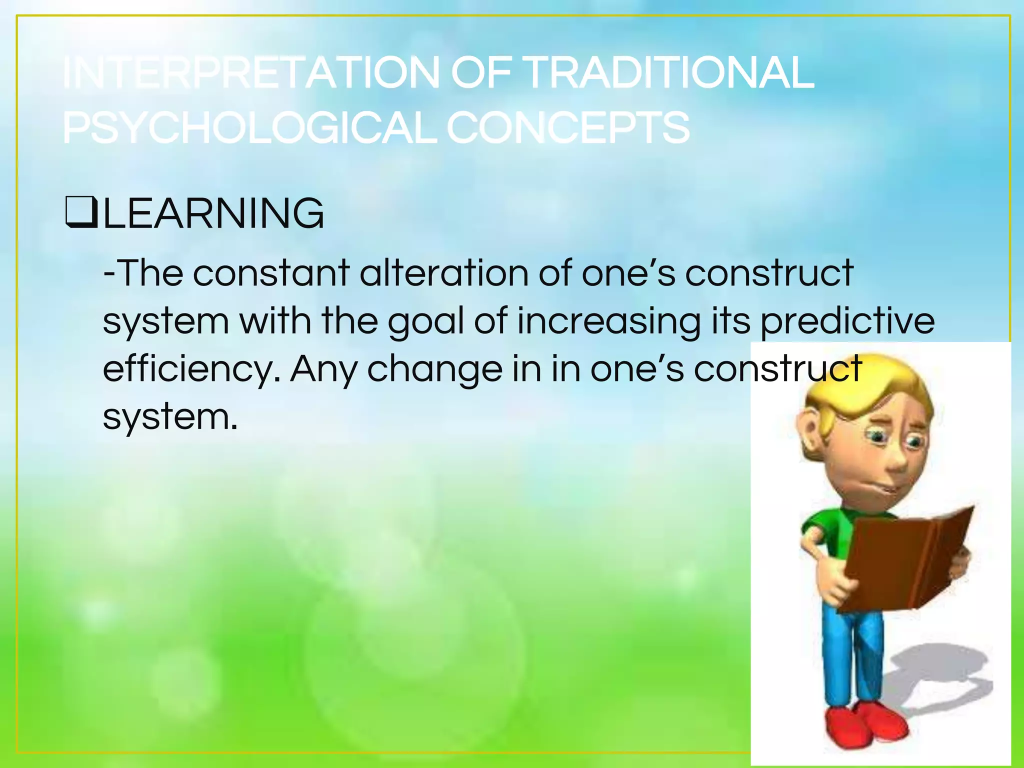 George Kelly (Psychology) | PPTX