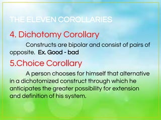 George Kelly (Psychology) | PPTX