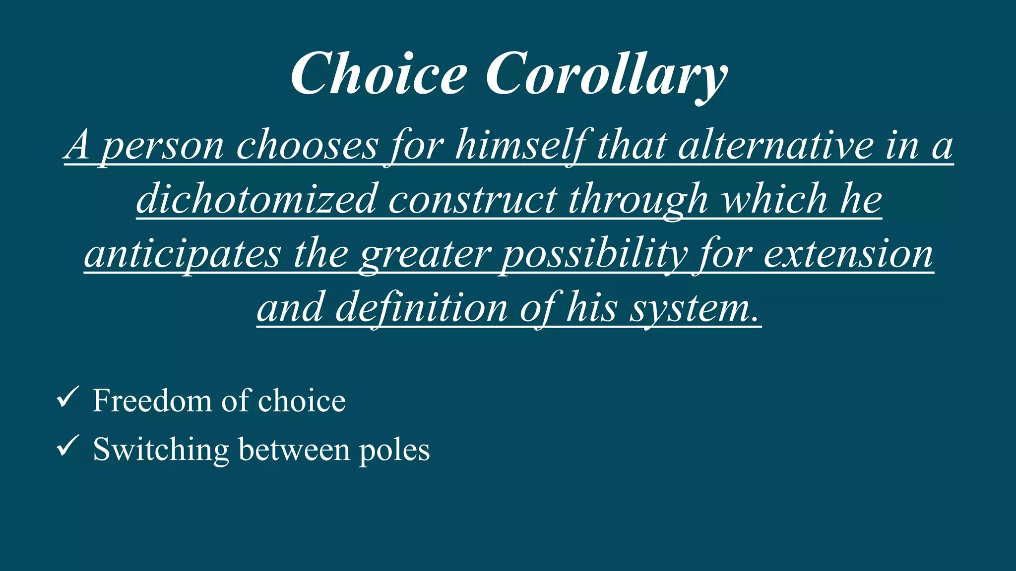 George Kelly - Personal Construct Theory- Princy Hannah | PPTX
