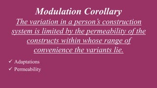 George Kelly - Personal Construct Theory- Princy Hannah | PPTX