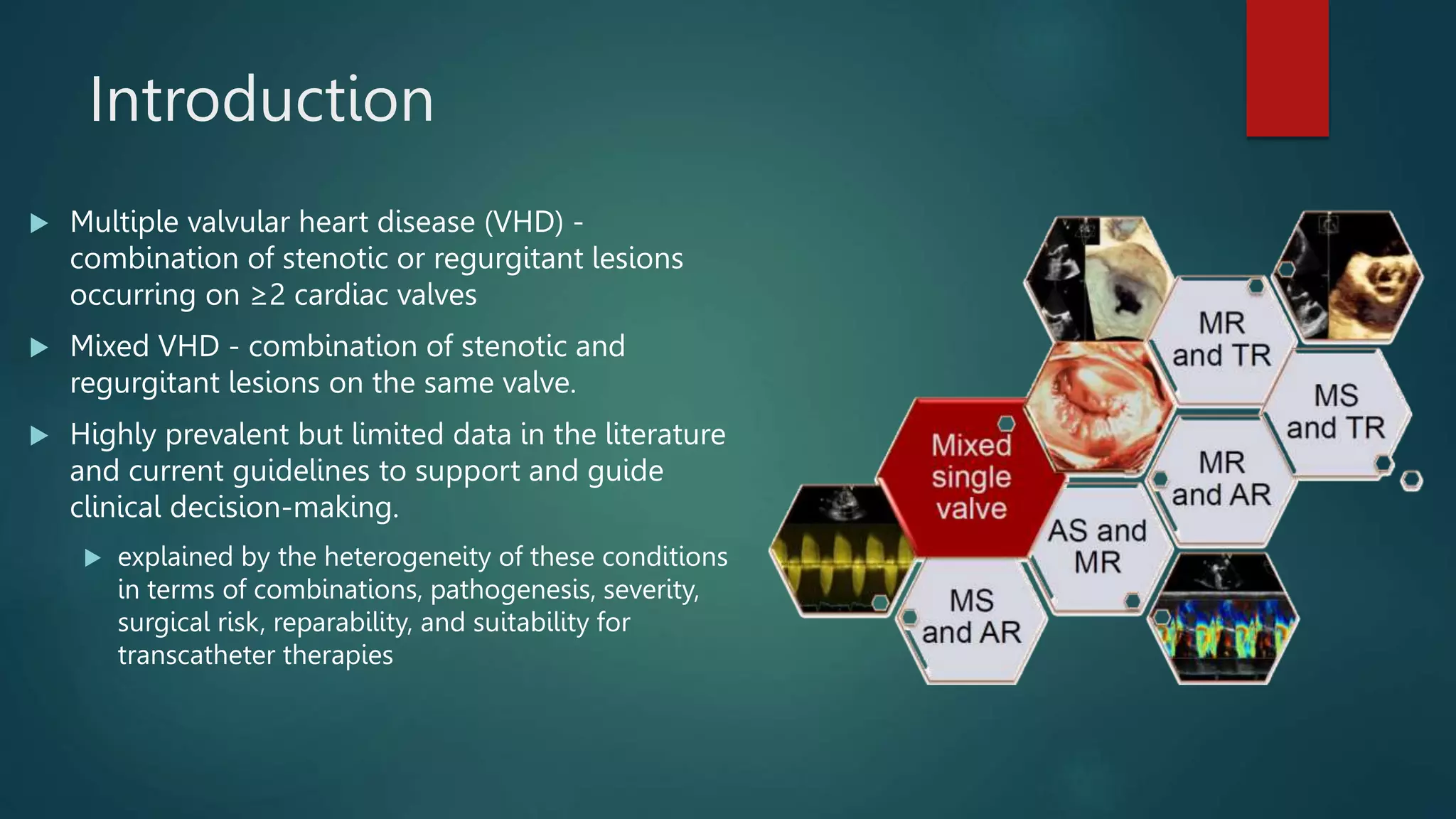 Evaluation of Mixed Valvular Heart Disease on Echo | PPTX