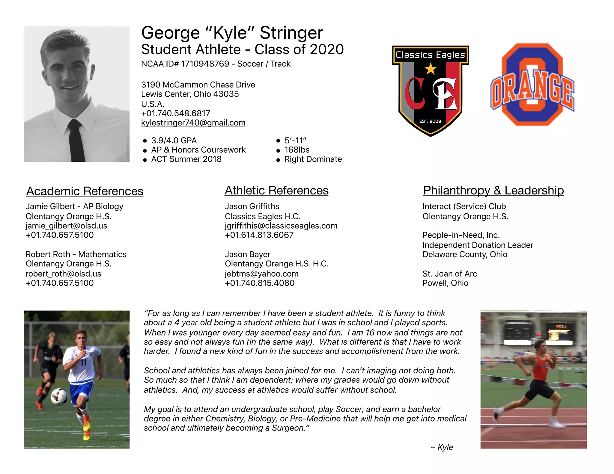 George "Kyle" Stringer / CASL Information Packet | PDF