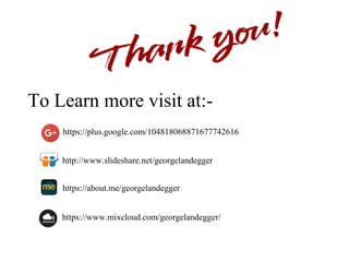 George landegger - education philanthropist | PPT