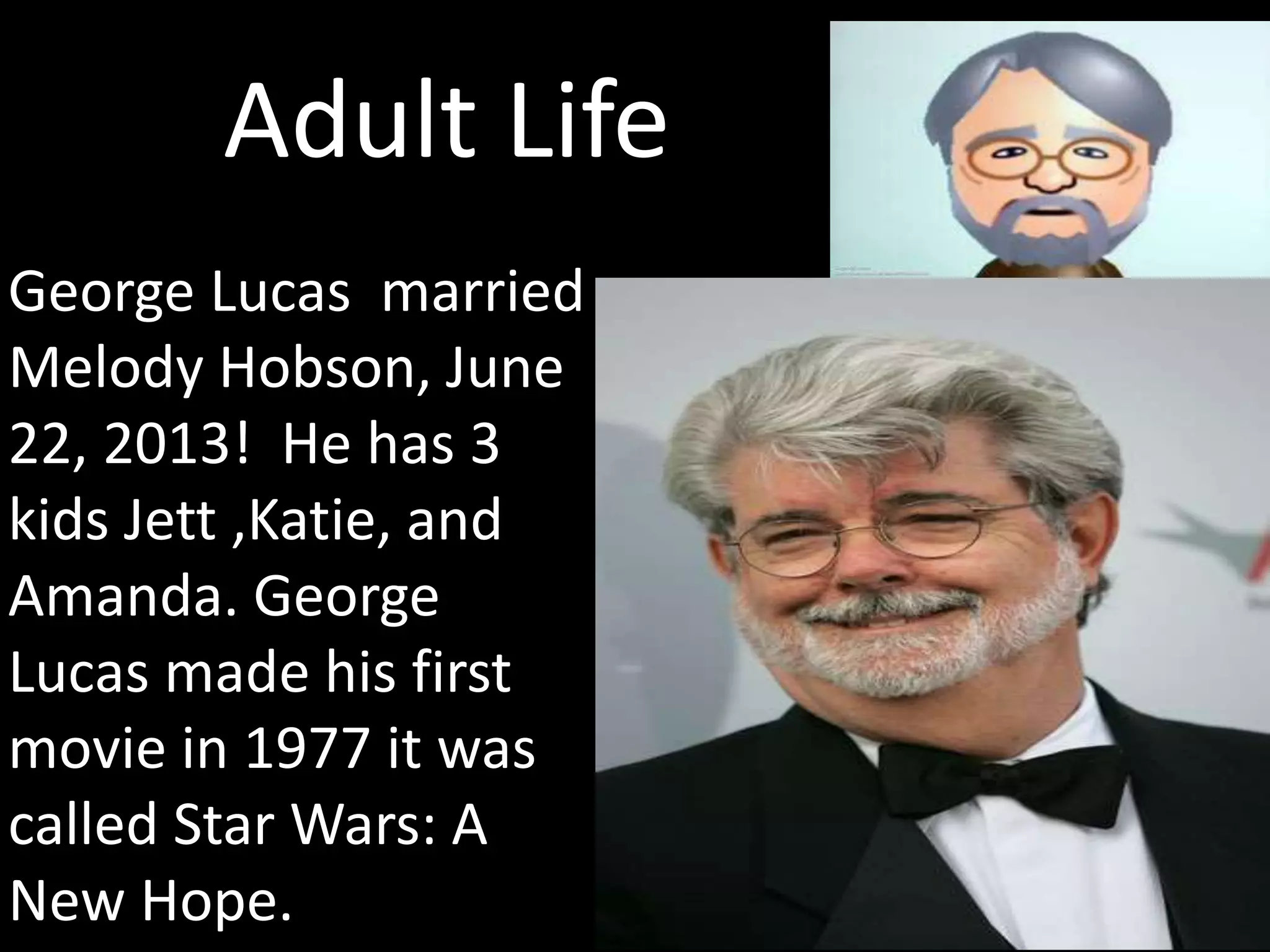 George lucas | PPTX | Movies | Entertainment