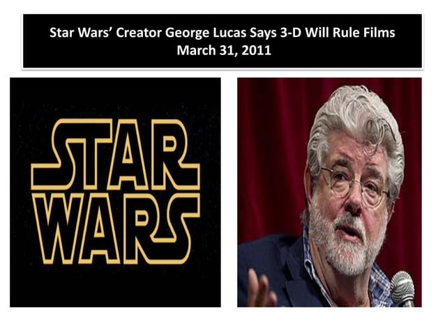 George lucas power point | PDF