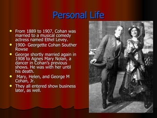 George M Cohan- Angelina Torre | PPT